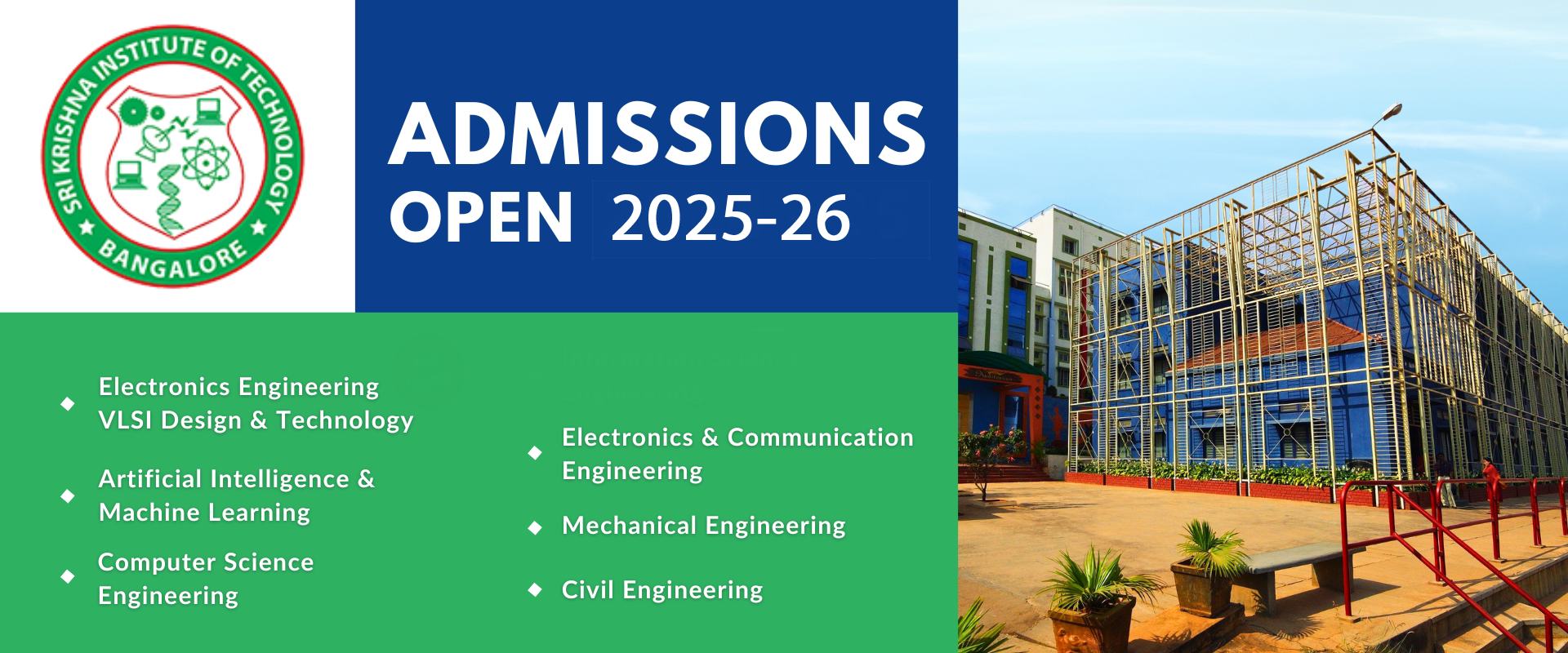 SKIT, Sri Raghavendra Educational Institutions Society, Sri Krishna ...